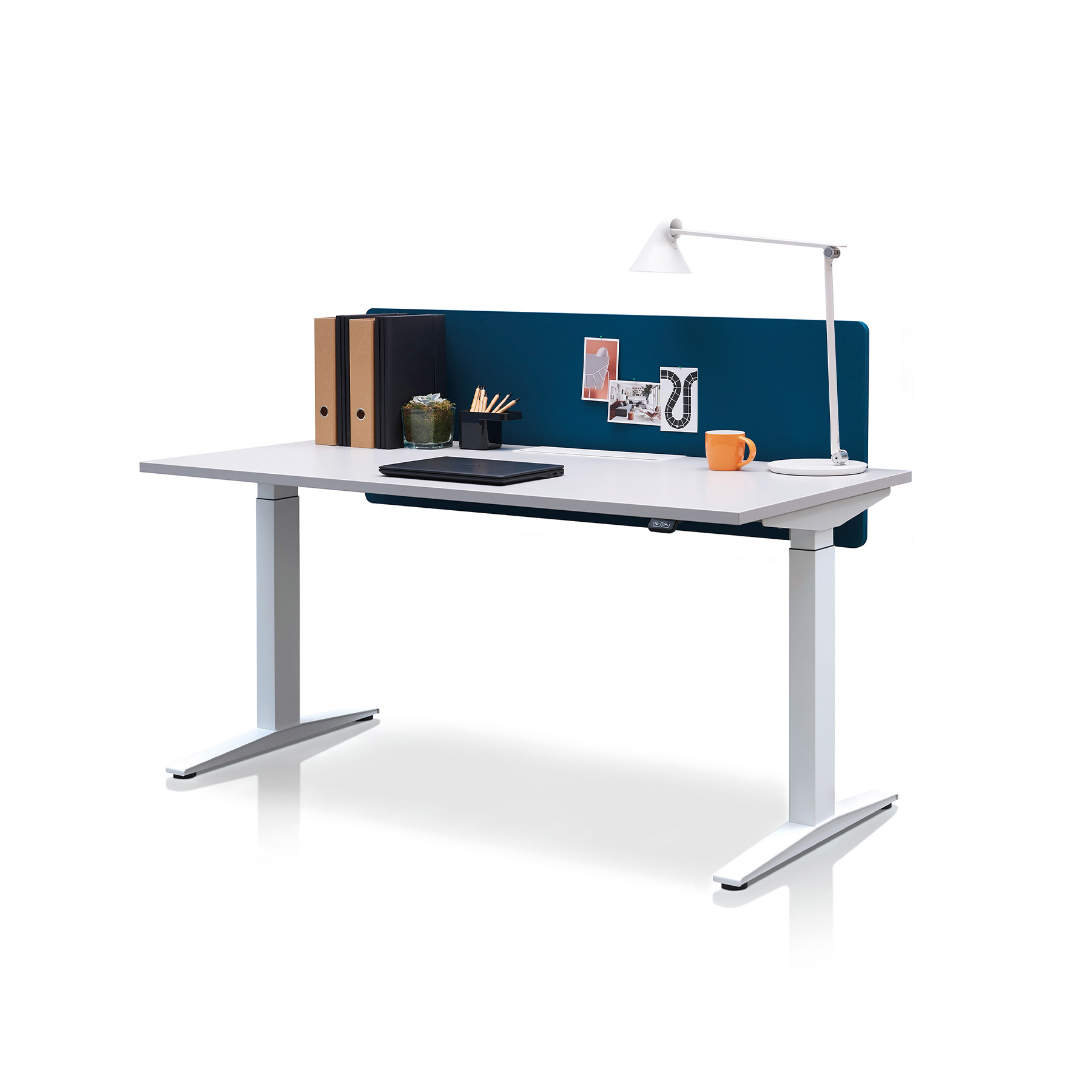 Ratio Single Freestanding Electric Workstation / Estilo Furniture